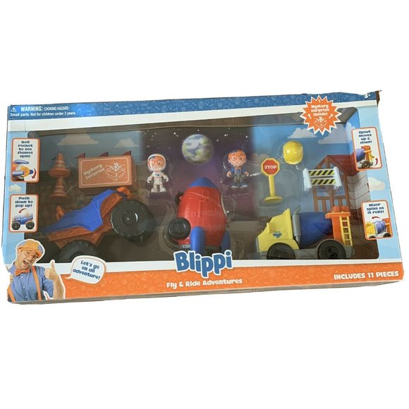Jazwares | Toys | Blippi Fly And Ride Adventures Toy Playset 1 Piece ...